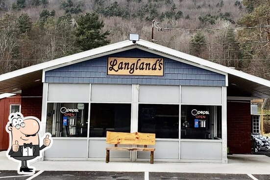 Menu at Langland's restaurant, Endicott