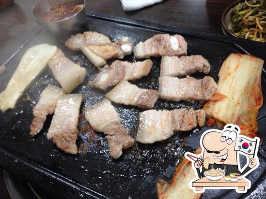 Menu at 제주삼다도야지 restaurant, Busan