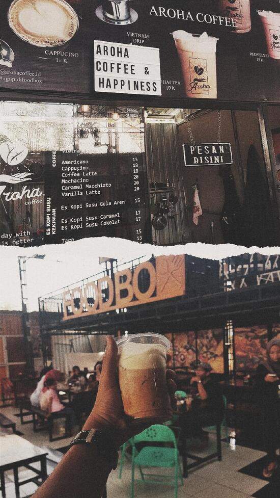 Menu at Aroha Kopi, Bima