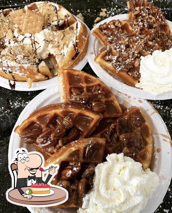 Menu at Slothful Waffle, Columbia