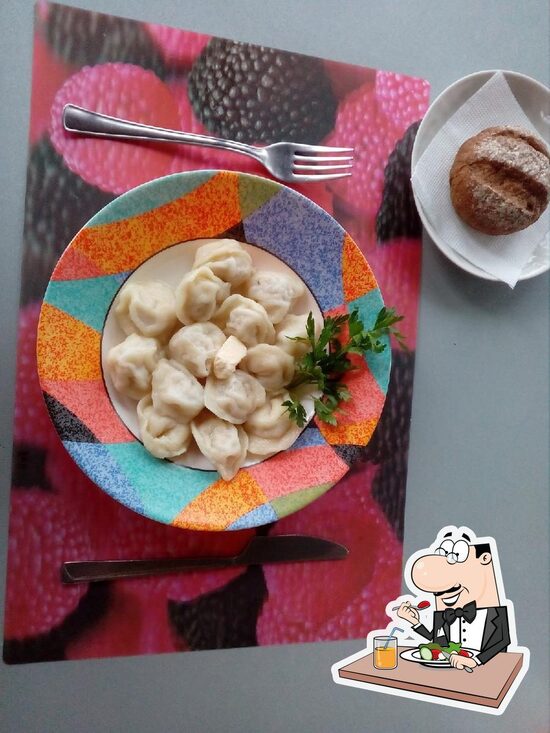 Menu at Lada cafe, Mogilev