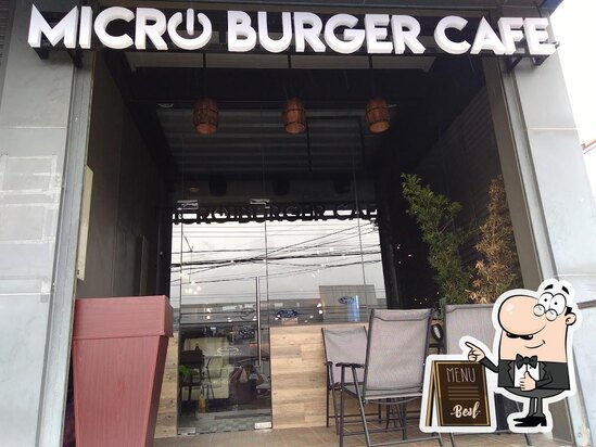 Menu at MicroBurger Cafe Lucao, Dagupan, 28CF+9G2