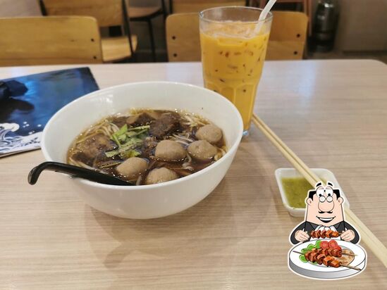 Menu at Kin Donburi restaurant, Bangkok, WJC3+9P6