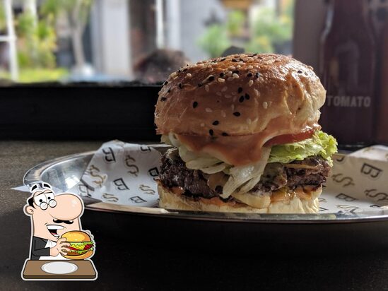 Menu at bo$$ man burgers, Denpasar
