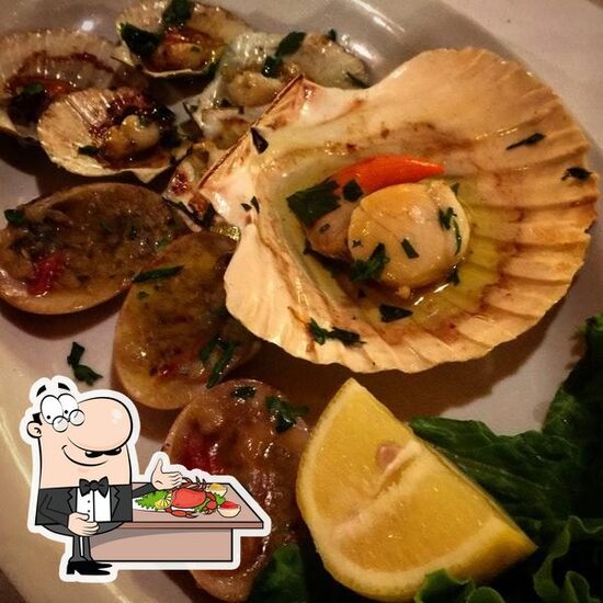 Menu at Trattoria al Faro restaurant, Caorle