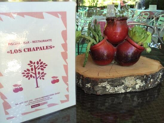 Carta de Piscina Restaurante Los Chapales, Mombeltrán