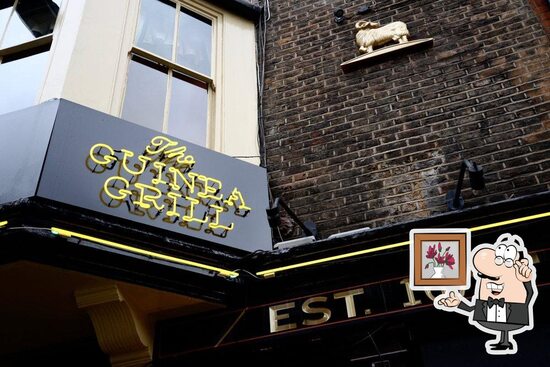Menu at Guinea Grill pub & bar, London