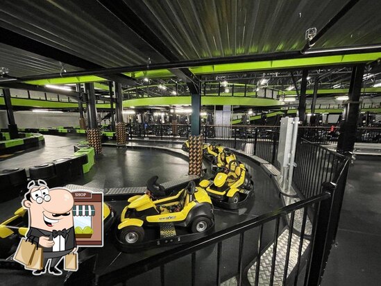 Menu at Andretti Indoor Karting & Games pub & bar, San Antonio
