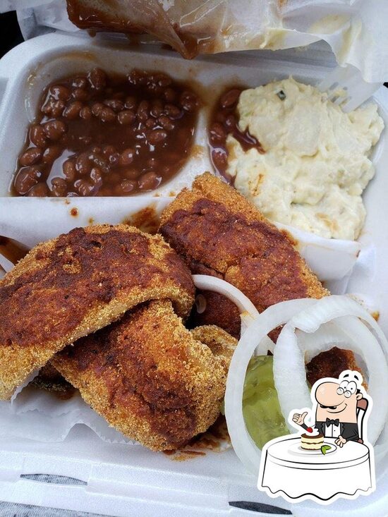 Menu at White's Fish, Hot Chicken & BBQ, Nashville, Dickerson Pike