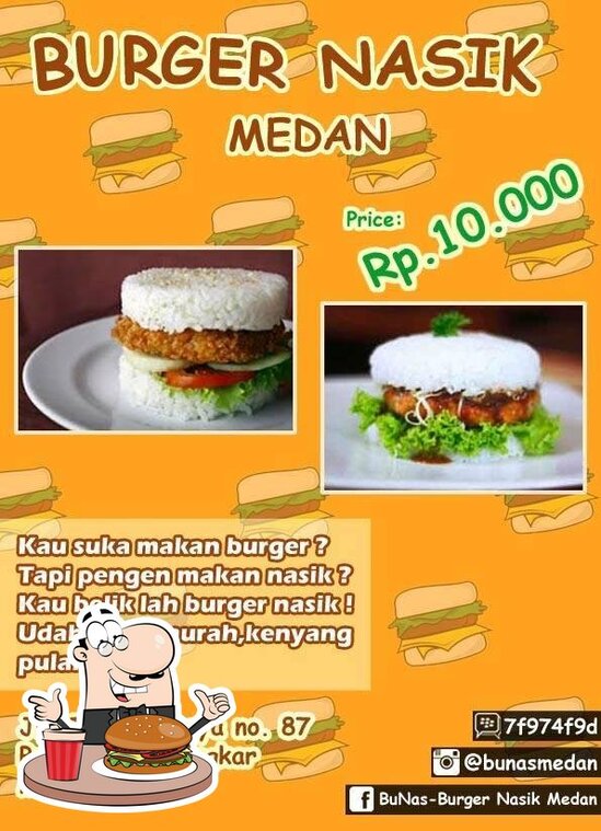 Menu at BUNAS Mantap, Medan