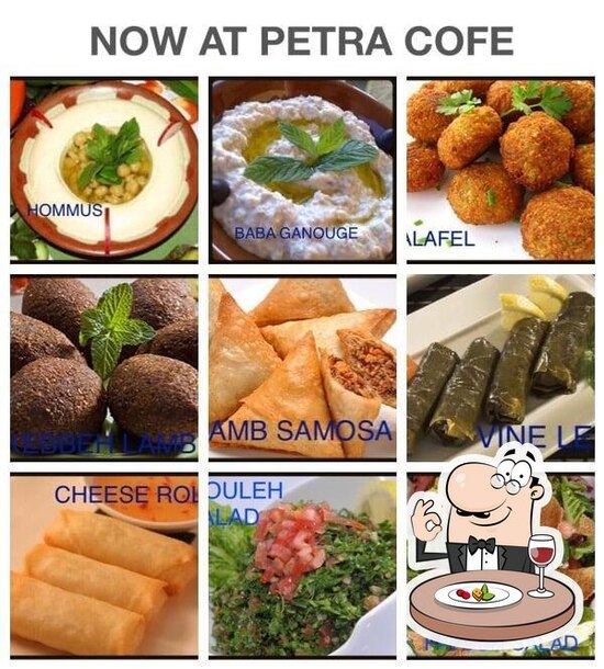 Menu at Kurdish Cafe, Dublin