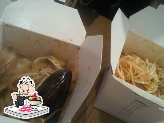 Menu at Noodle Box restaurant, Seoul, 10-7