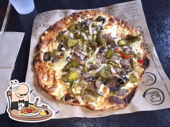 Menu at Fired Pie pizzeria, Phoenix, N Central Ave