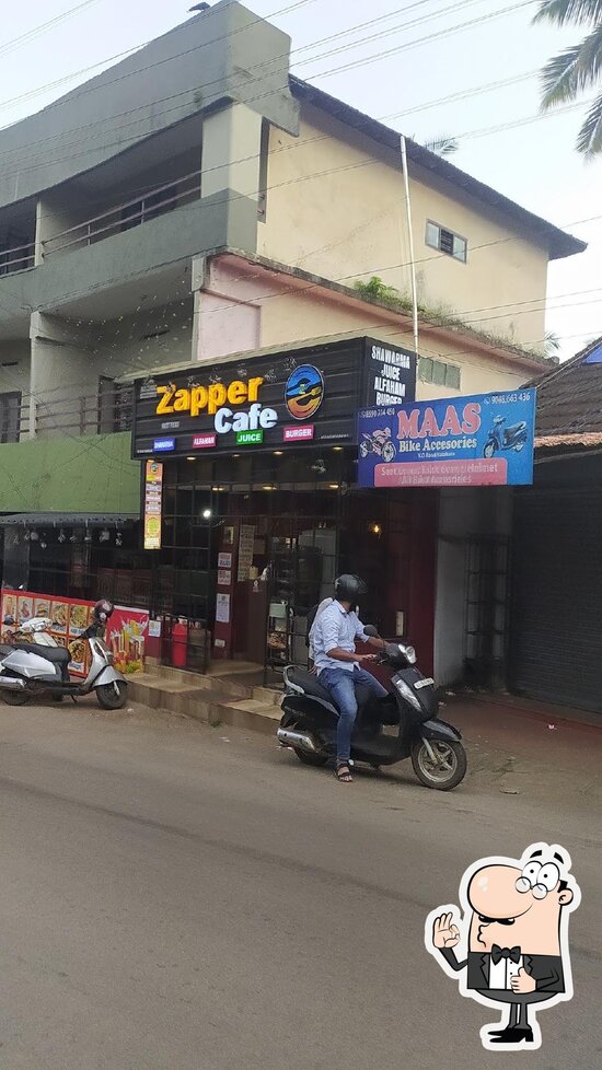 Menu at Zapper cafe, Vadakara